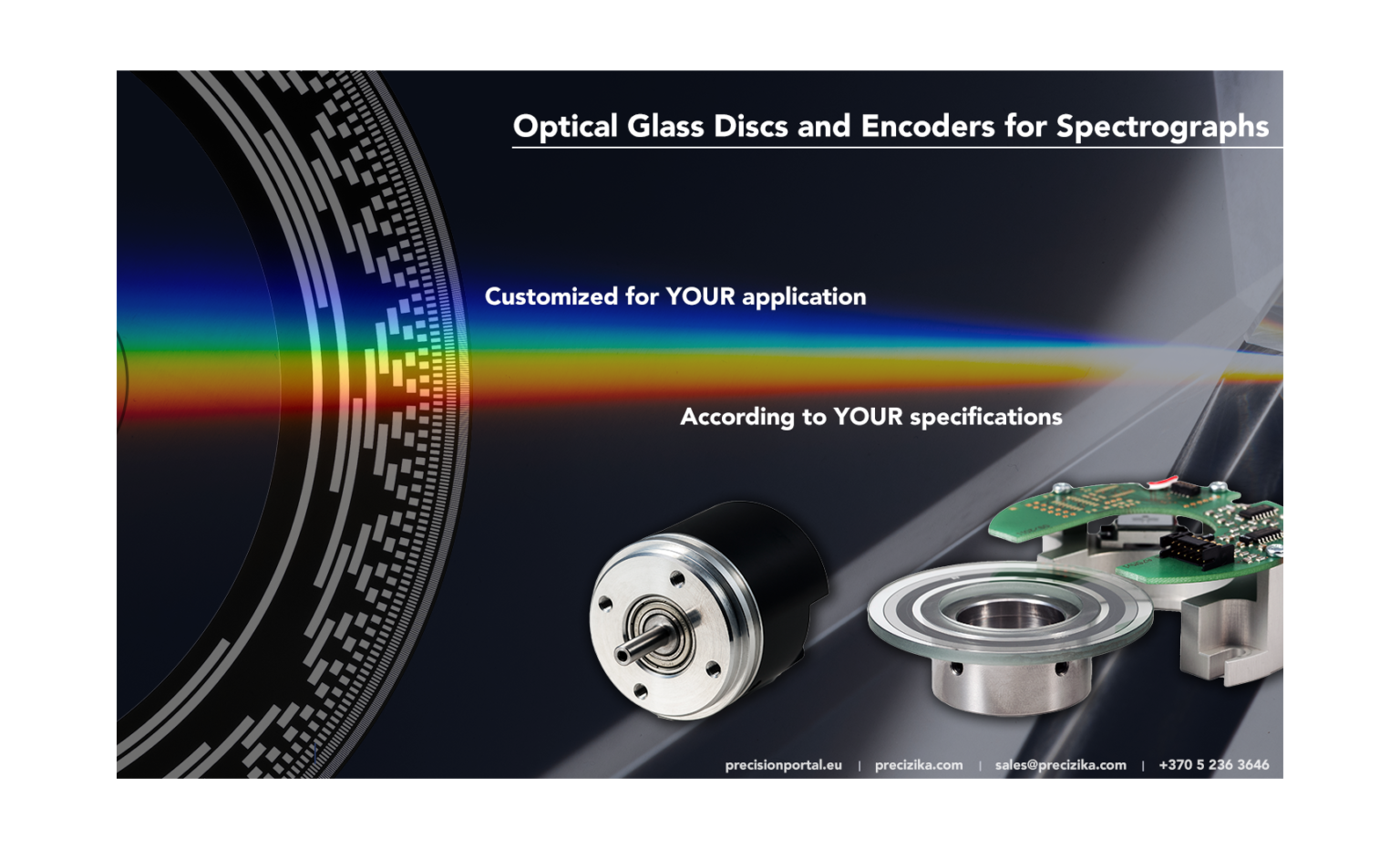 Encoders for Spectrographs | Precizika Metrology